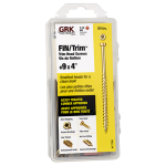 FIN/Trim™ Finish Trim Head - GRK Fasteners